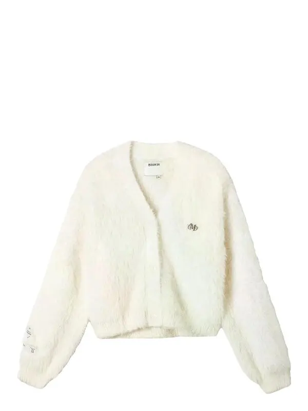 MUSIUM DIV. V-neck Cardigan - White