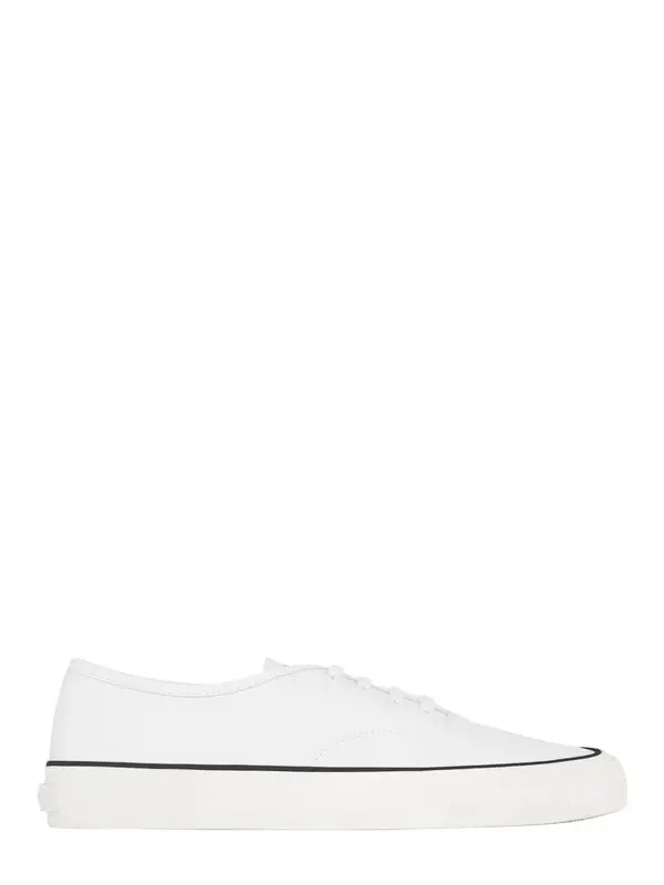 AQUAZZURA Lace-up Leather Sneakers - White