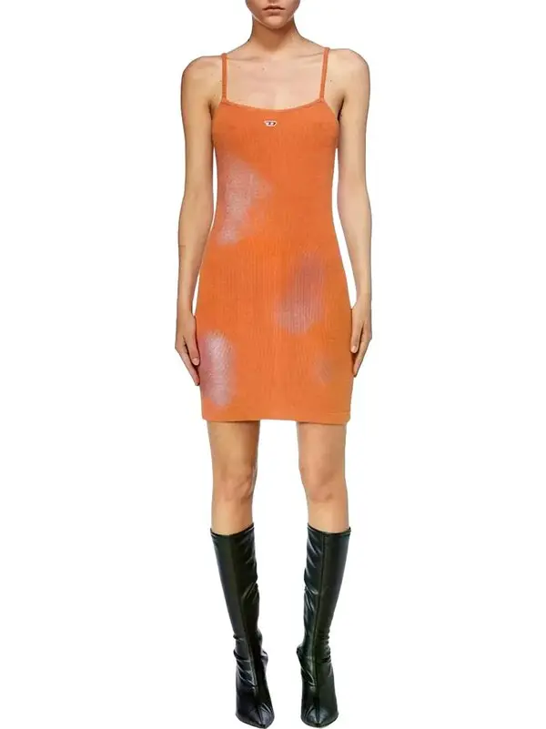 Diesel D-hopy-n2 Mini Dress - Orange