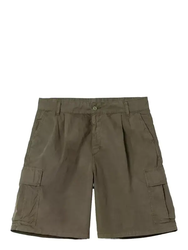 Carhartt Work In Progress Pleated Cargo Shorts - Green