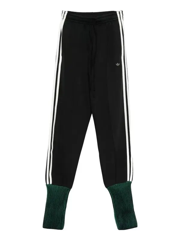 Adidas Stripes-detail Track Pants - Black
