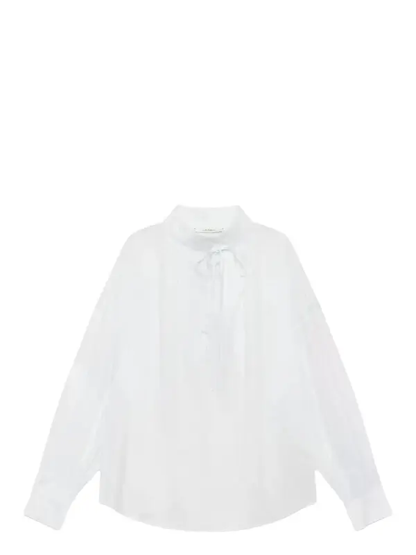Malìparmi Sparkle Tie-neck Blouse - White