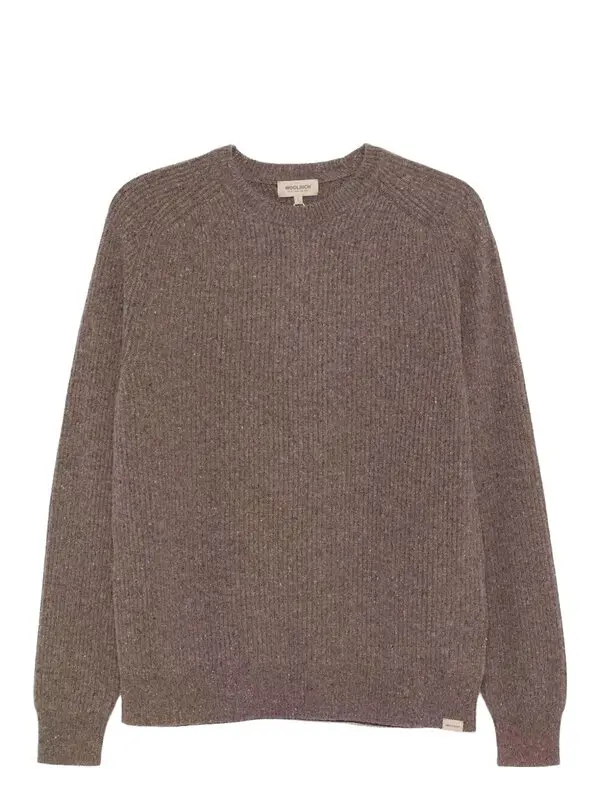 Woolrich Ribbed Crew-neck Sweater - Brown