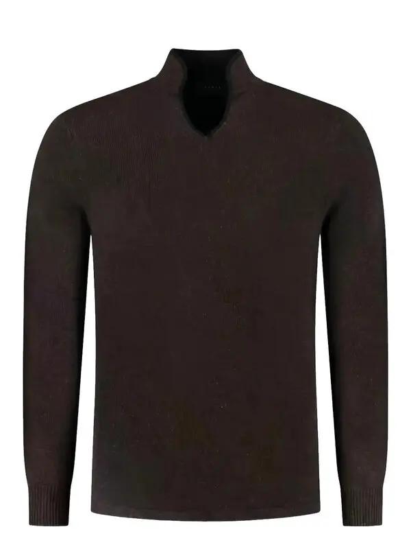 Sease Cashmere Long Sleeve Sweater - Brown