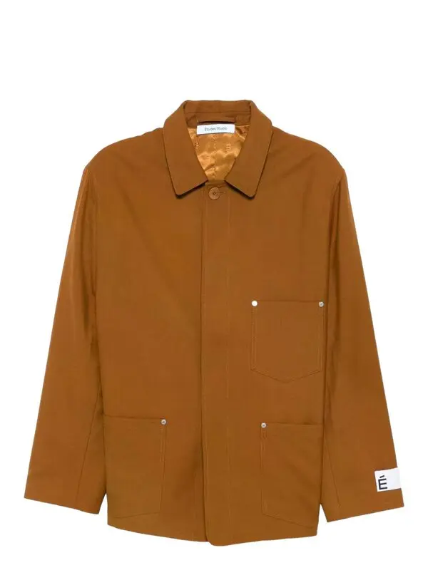 ÉTUDES STUDIO Patch-pocket Worker Jacket - Brown