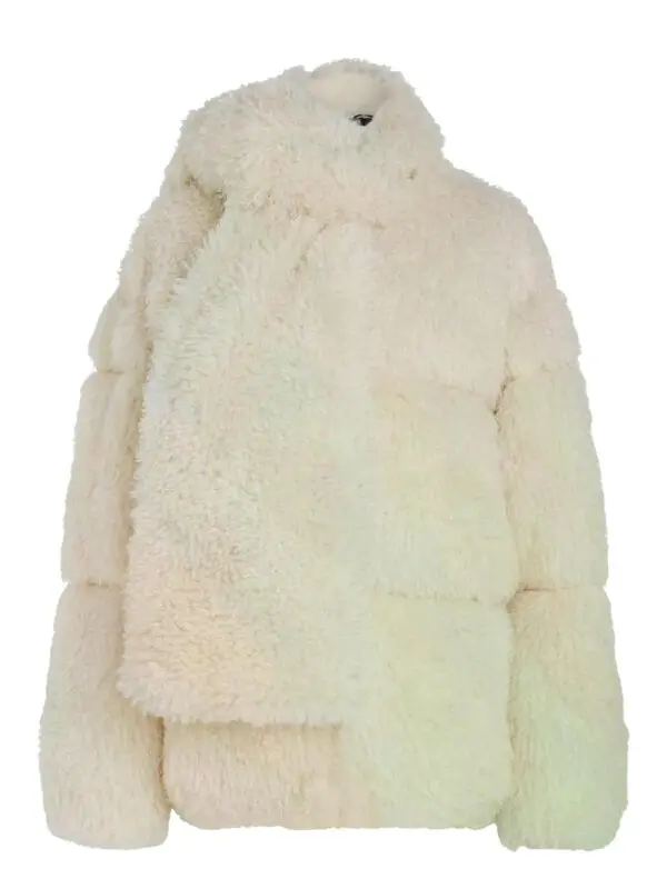 Karl Lagerfeld Studio Faux-fur Coat - Neutrals