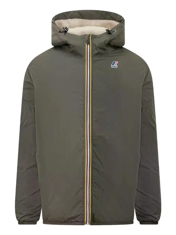 K-WAY Le Vrai 4.0 Claude Orsetto Hooded Jacket - Green