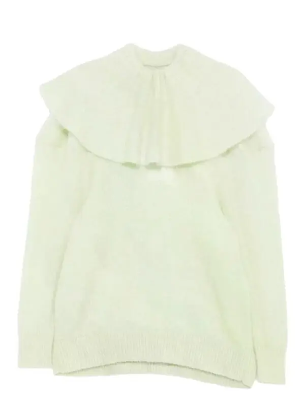 Viktor & Rolf Volant Ruffled-neck Sweater - Green