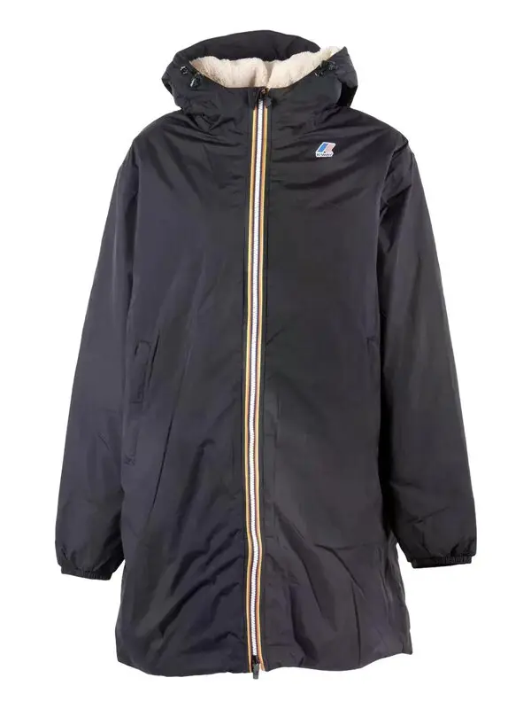 K-WAY Hooded Zip-fastening Jacket - Black