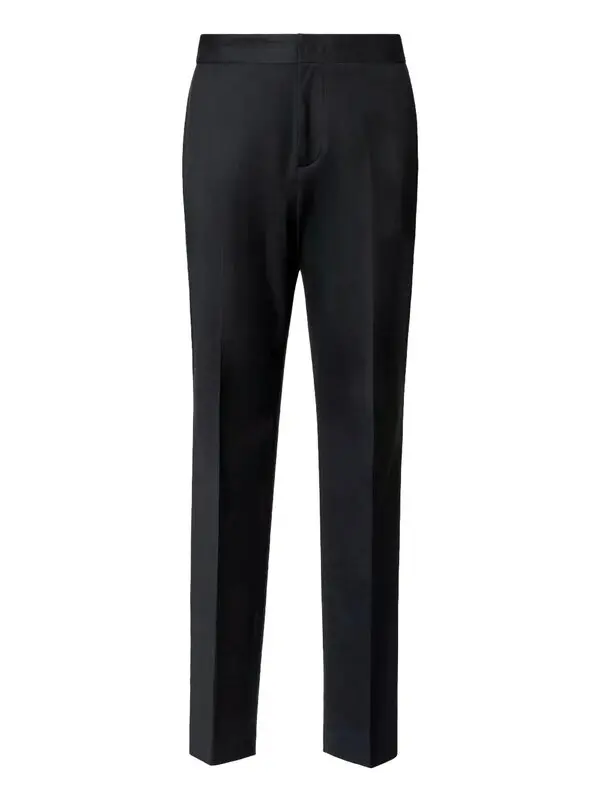 Fabiana Filippi Virgin Wool-blend Straight-leg Pants - Blue