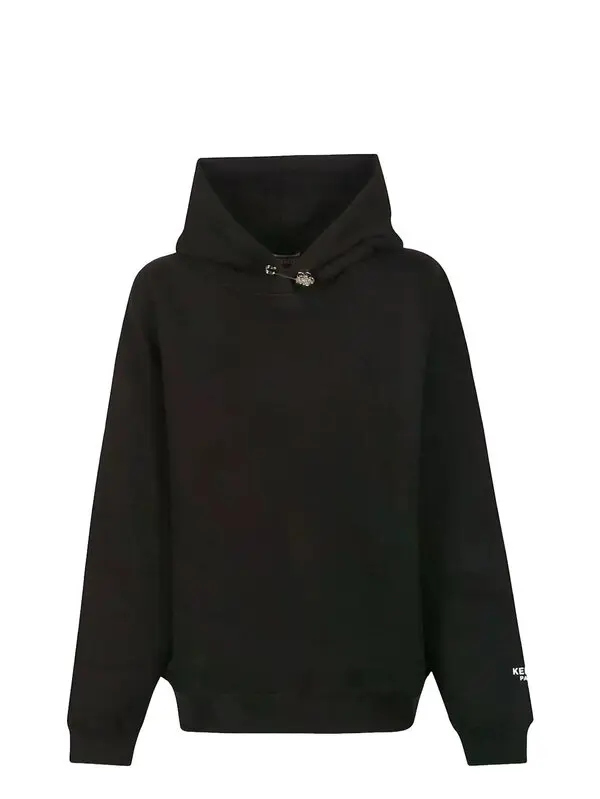 Kenzo Pin-detail Hoodie - Black