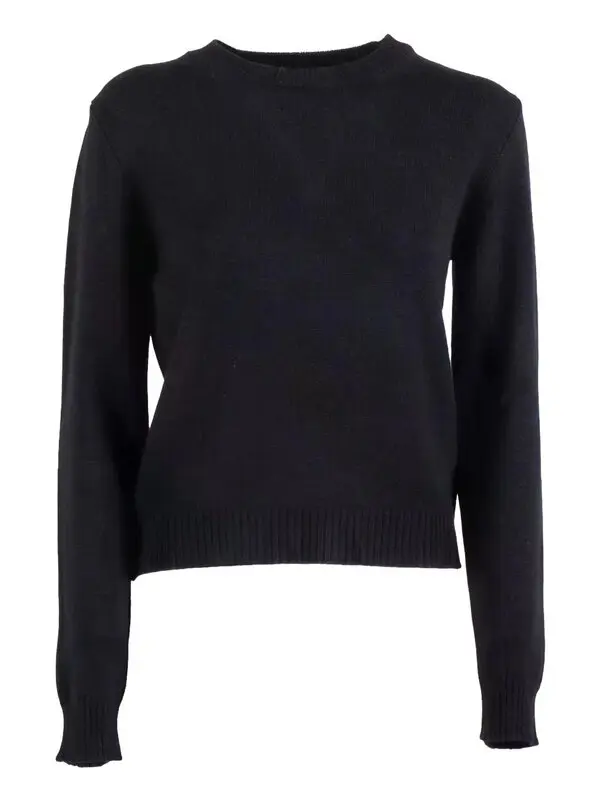 BALLANTYNE Crew-neck Wool Sweater - Black