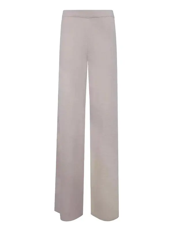 BLUGIRL Elasticated-waistband Wide-leg Trousers - Neutrals