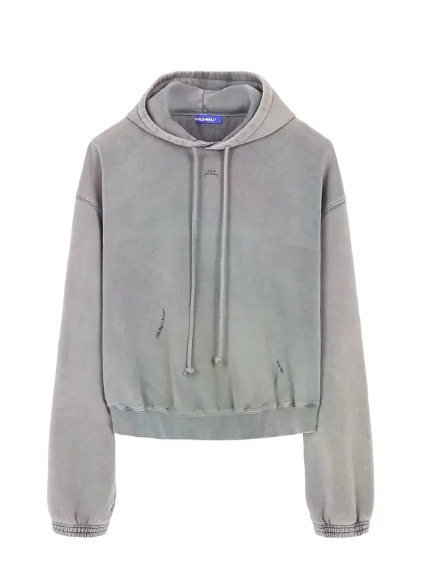 A-COLD-WALL* Distressed Cotton Hoodie - Grey