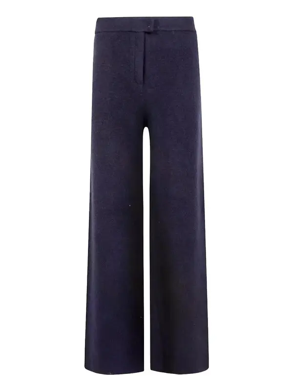 BLUGIRL Elasticated-waistband Wide-leg Trousers - Blue