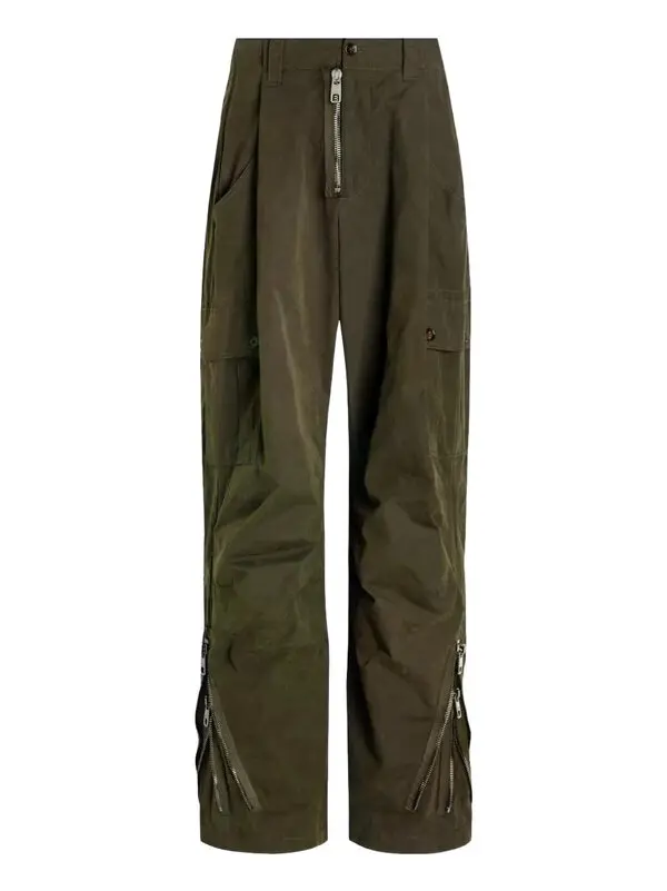 Dolce & Gabbana Zip-fastening Cargo Trousers - Green
