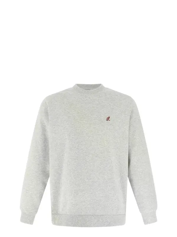 Gramicci Embroidered Crew-neck Sweatshirt - Grey