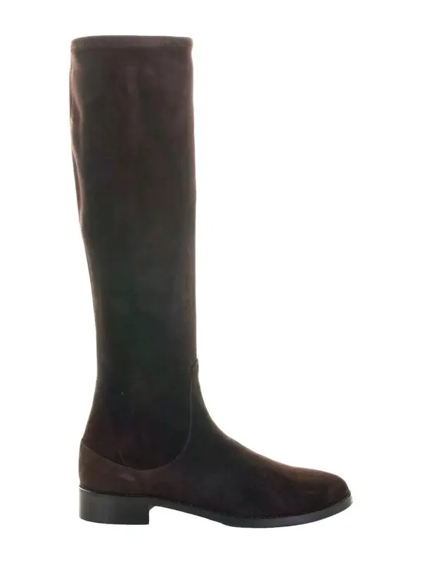 LORENZO MASIERO Suede Knee-high Boots - Brown