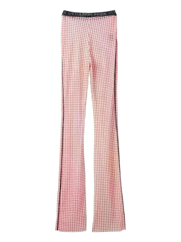 Ottolinger Gingham-print Trousers - Red
