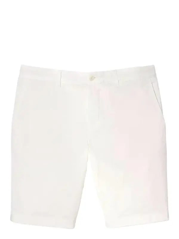 Lacoste Crocodile-embroidered Shorts - White