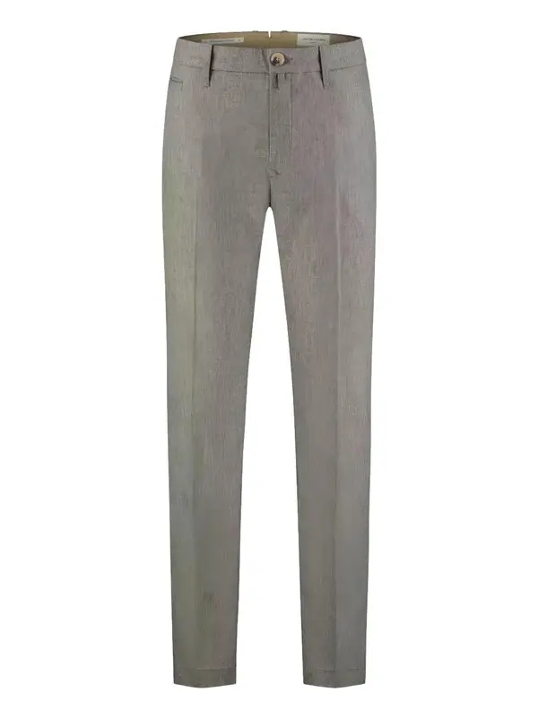 Jacob Cohen Pleated Straight-leg Trousers - Grey
