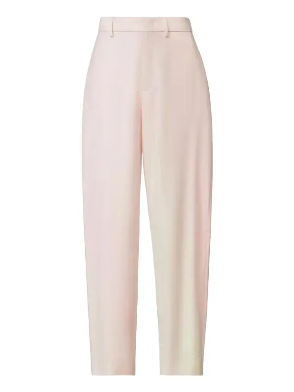 Fabiana Filippi Wool-blend Straight-leg Pants - Pink