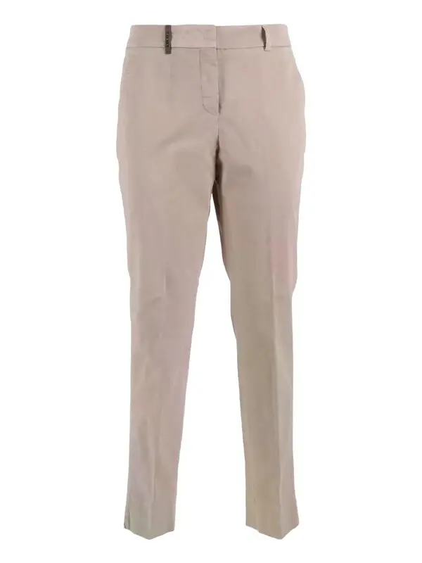 Peserico Cotton Trousers - Neutrals