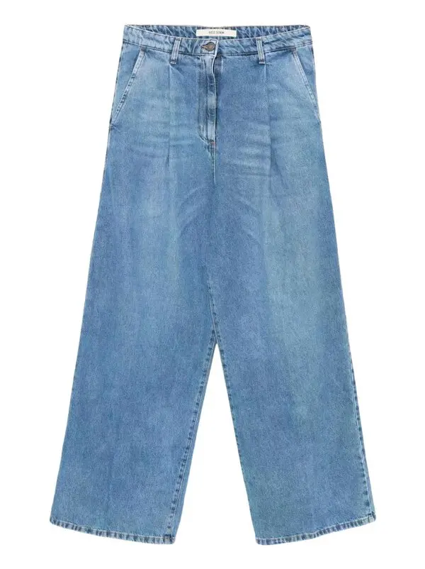 MERCI Pleated Jeans - Blue