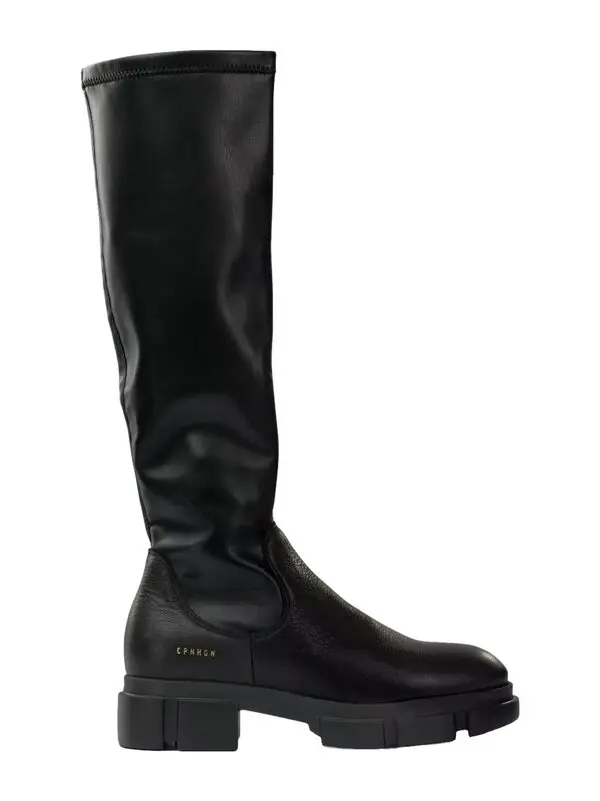 SUMMERY COPENHAGEN Knee-high Platform Boots - Black