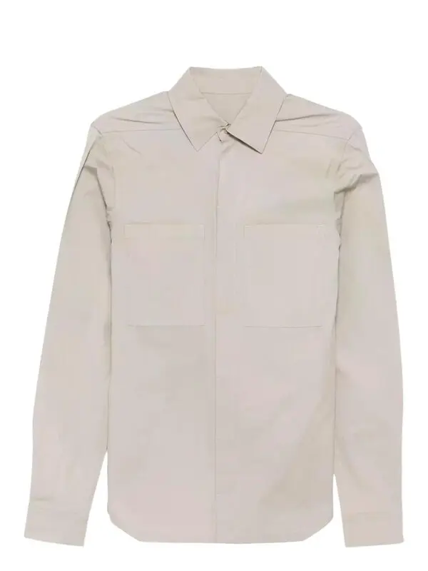 Rick Owens Long-sleeve Pocketed Shirt - Neutrals