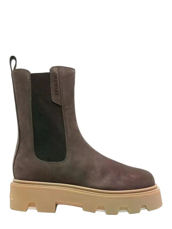 Moncler Elastic-panel Chelsea Boots - Brown