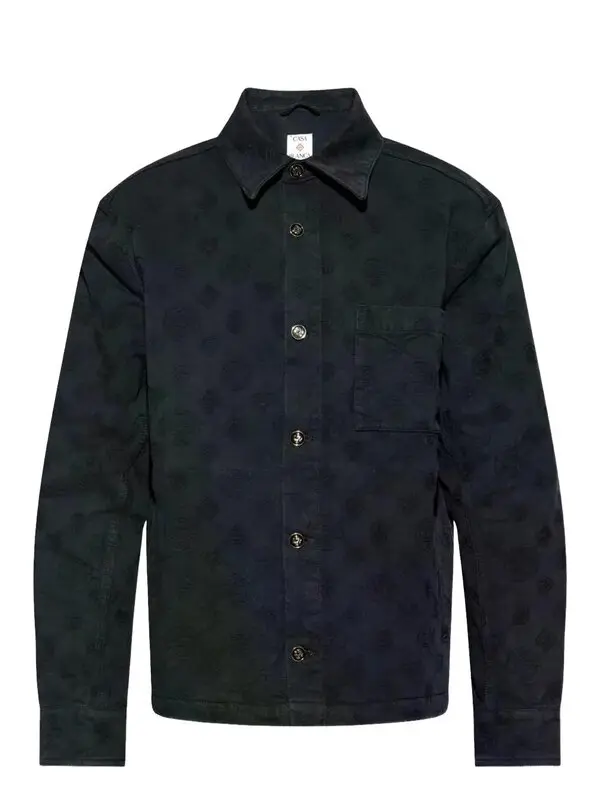 Casablanca Logo-embossed Shirt - Black