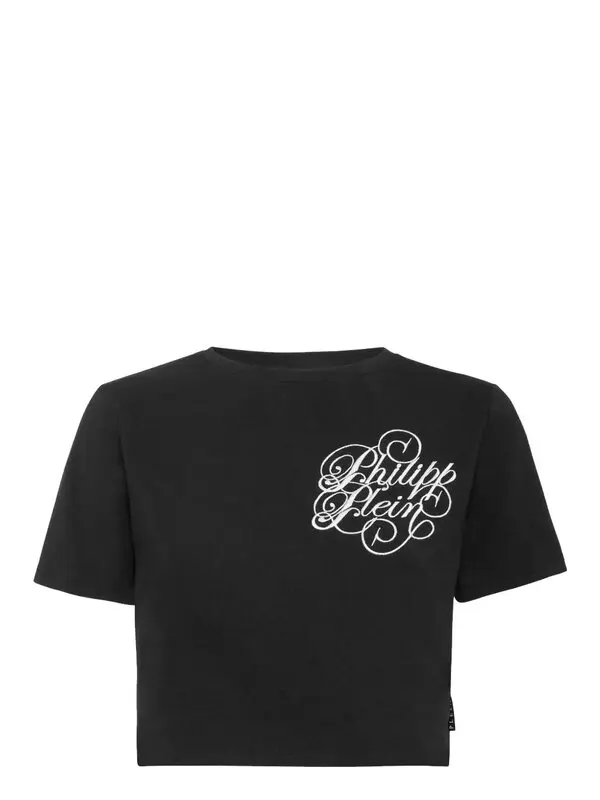 Philipp Plein Embroidered Short-sleeve T-shirt - Black