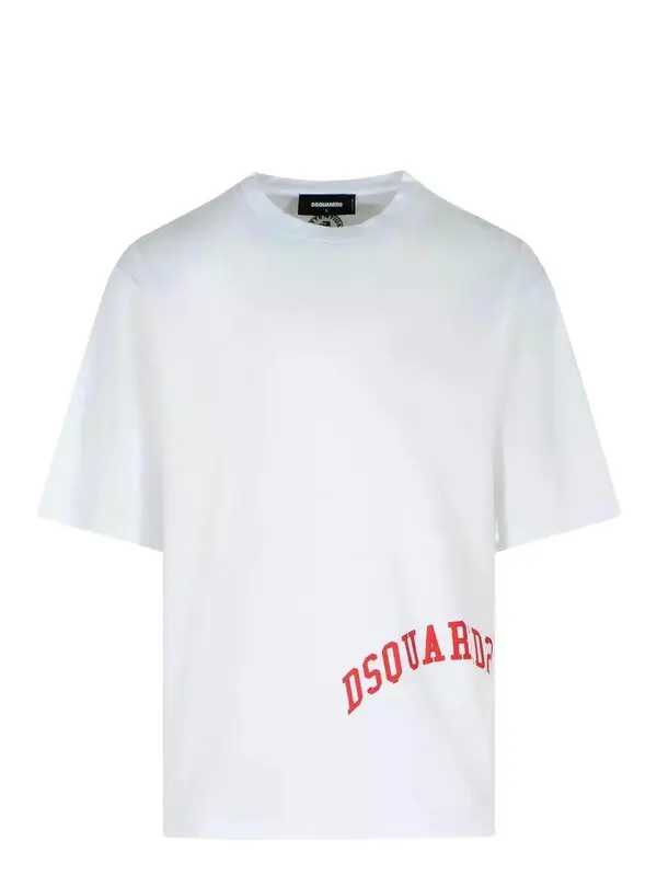 Dsquared2 Logo-print Crew-neck T-shirt - White