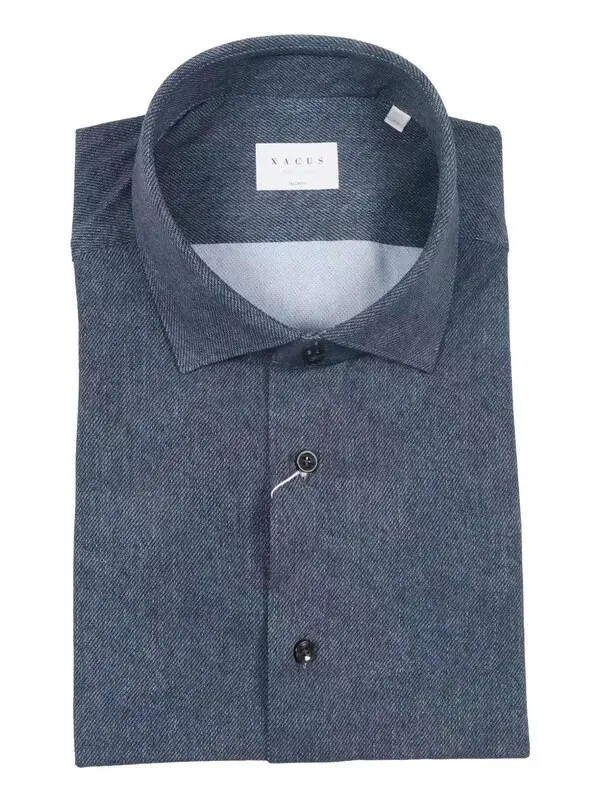 XACUS Button-down Shirt - Blue
