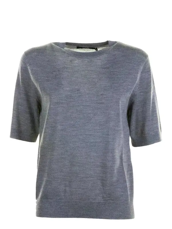 Seventy Short-sleeve Crew-neck Top - Grey