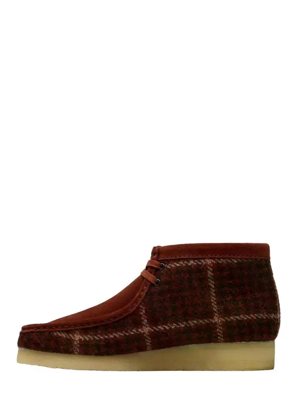 Clarks Tweed Boots - Brown