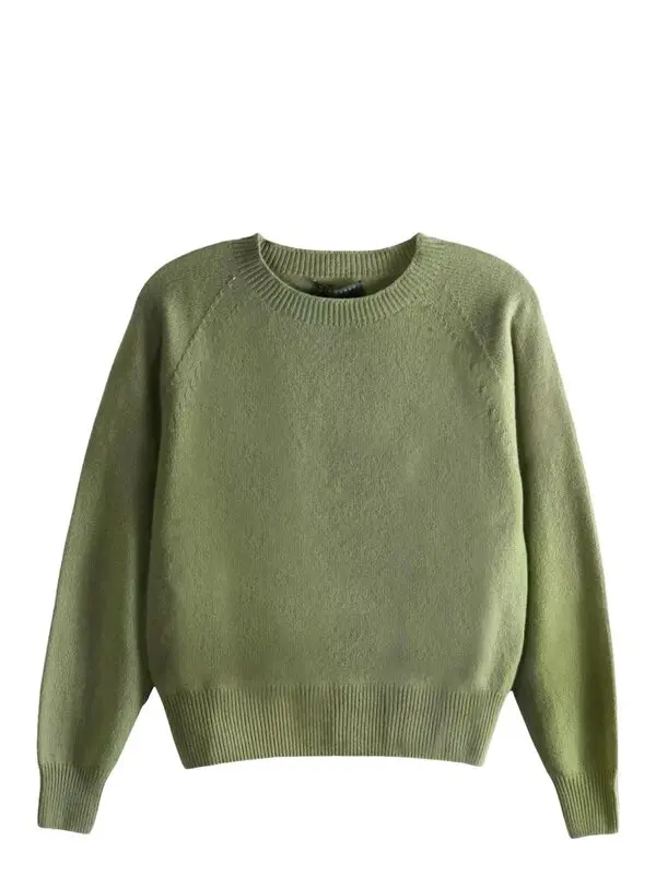 MARGARET HOWELL Raglan-sleeve Cashmere Sweater - Green