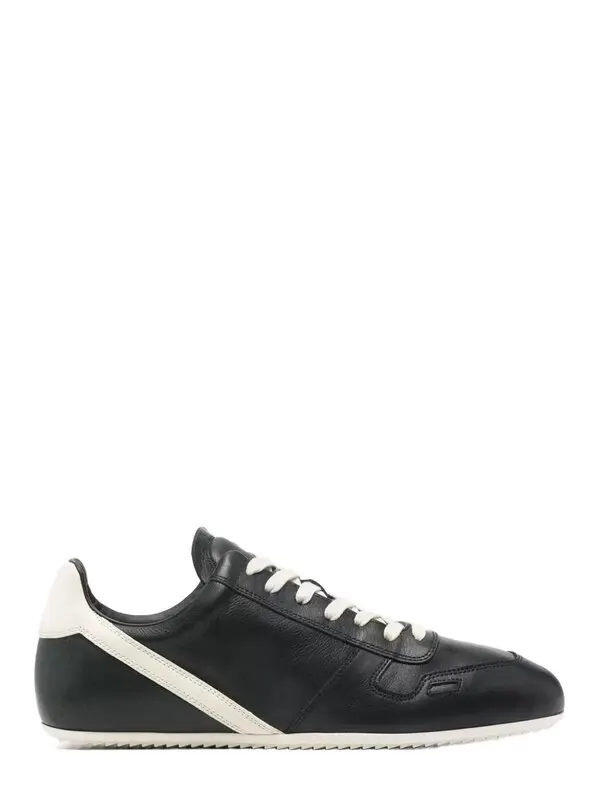 Rick Owens Minimalist Lace-up Sneakers - Black