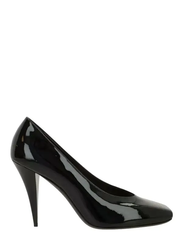 Givenchy 94mm Patent-leather Square-toe Heeled Pumps - Black