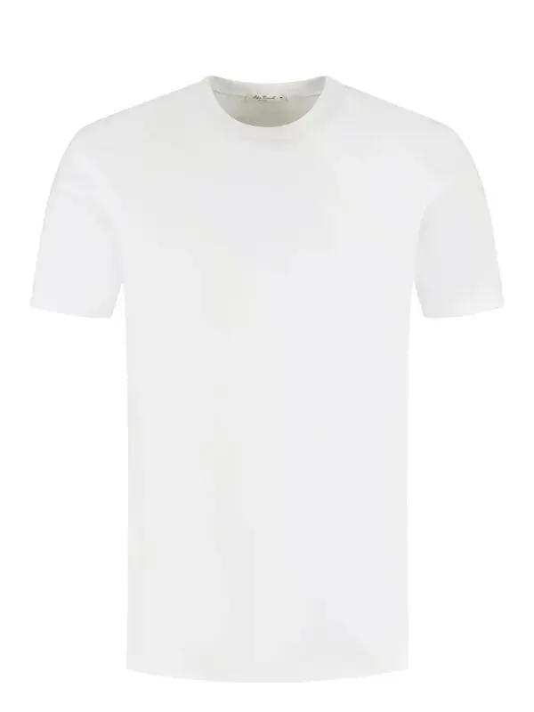 STEFAN BRANDT Crew-neck Cotton T-shirt - White