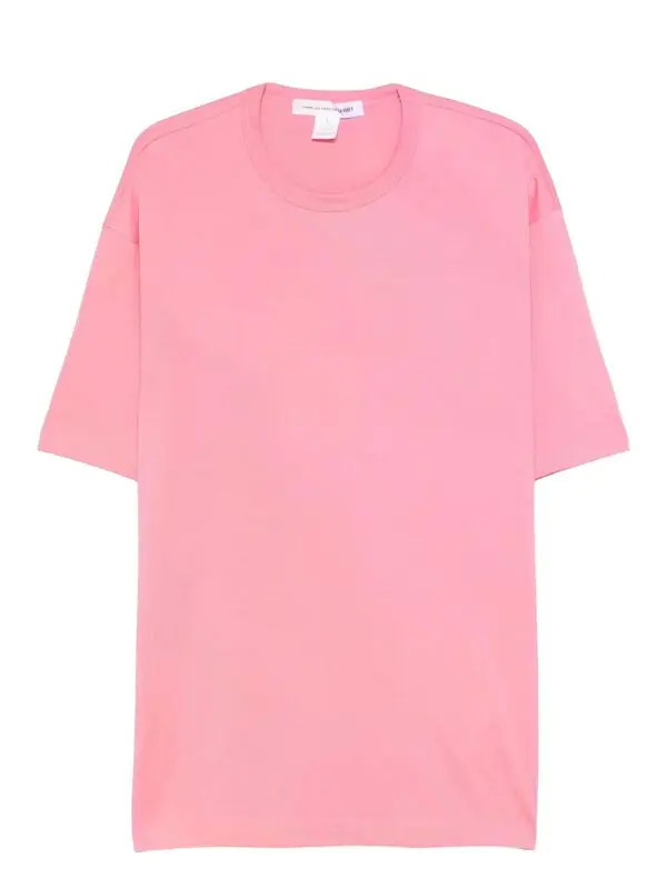 Comme Des Garçons Round-neck Short-sleeves T-shirt - Pink