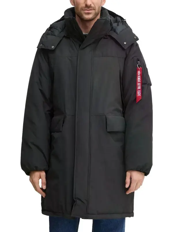 Alpha Industries Padded Hooded Parka - Black