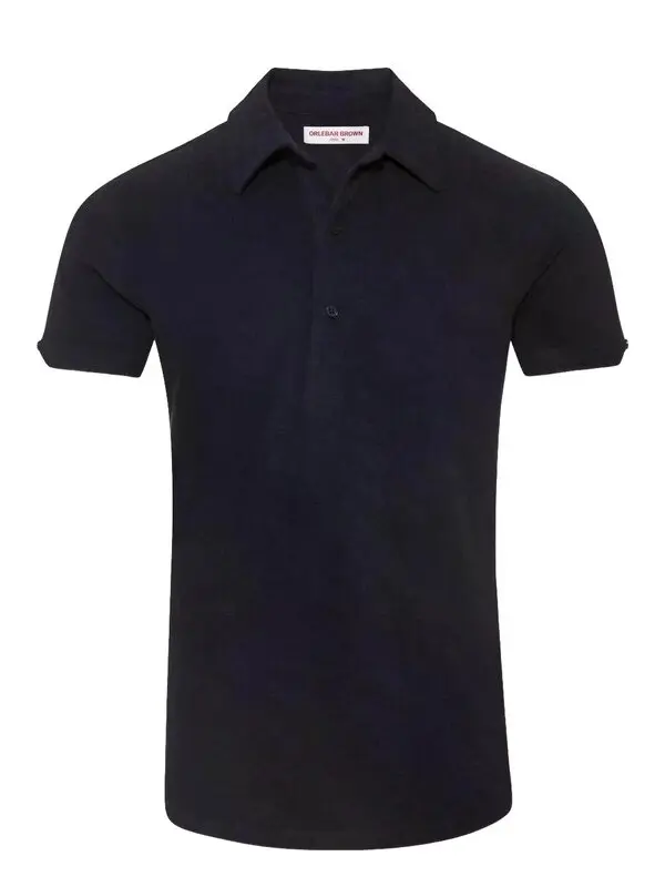 Orlebar Brown Cotton Polo Shirt - Blue
