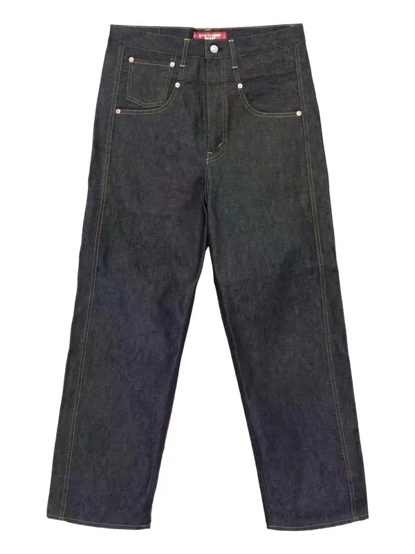 Junya Watanabe Panelled Trousers - Blue