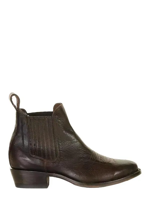 MEXICANA Leather Ankle Boots - Brown