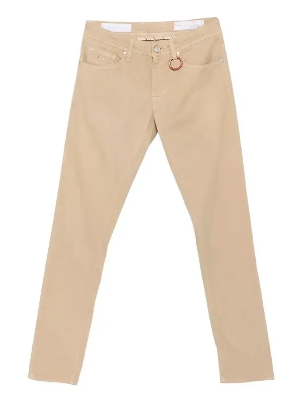 TRAMAROSSA Ring-detail Trousers - Neutrals
