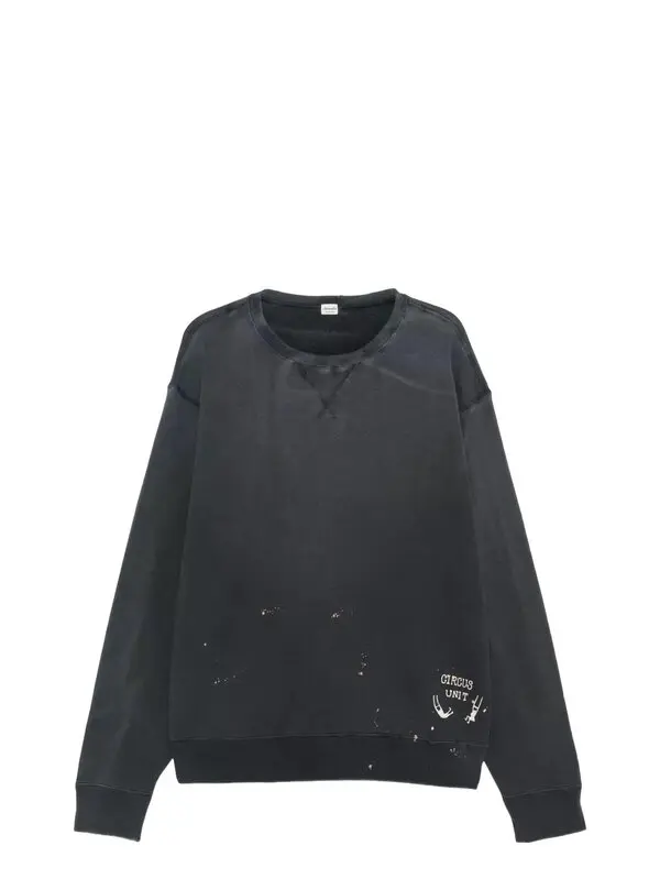 Chimala Paint-splatter Sweatshirt - Grey