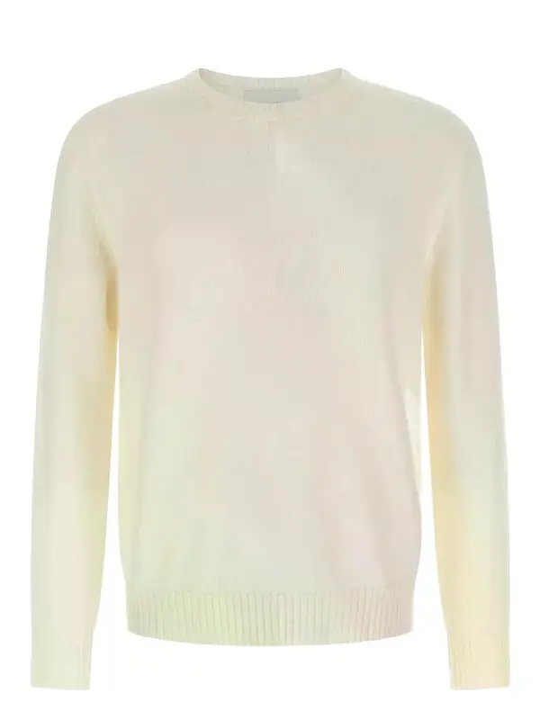 BALLANTYNE Merino-wool Crew-neck Sweater - White