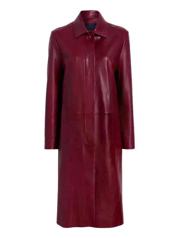 Proenza Schouler Leather Coat - Red